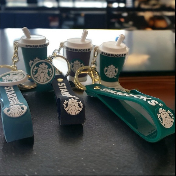 Starbucks | Accessories | New Starbucks Coffee Cup Tumbler Keychains ...